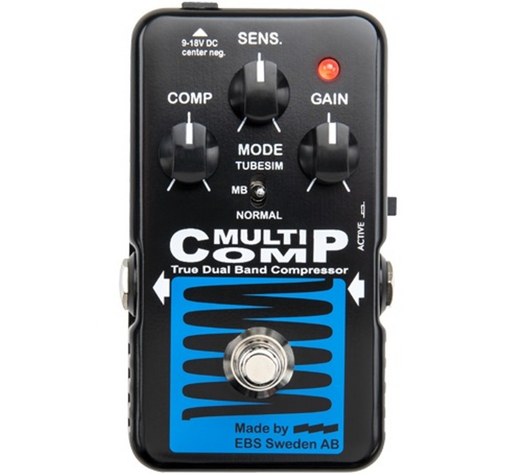 EBS MultiComp Blue Label - kompresor basowy | Profesjonalny analogowy limiter